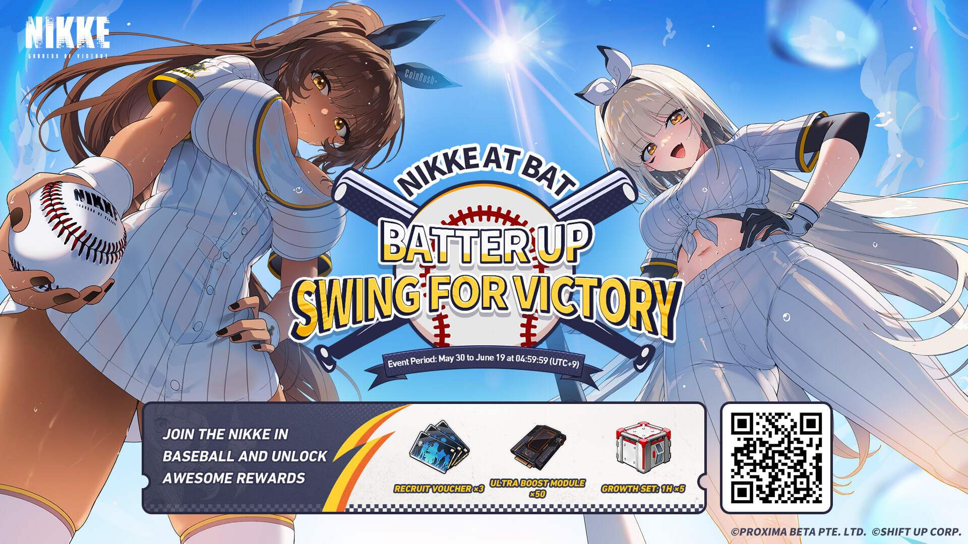 NIKKE AT BAT！Batter up — swing for victory!