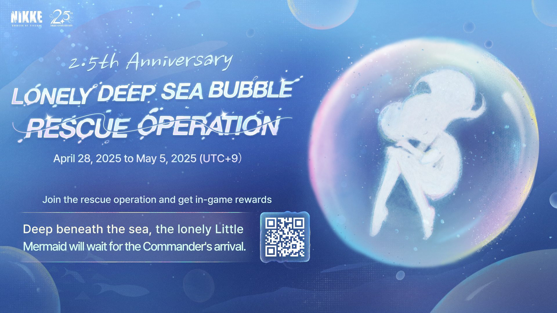Lonely Deep Sea Bubble Rescue Operation